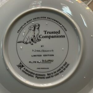 Franklin Mint | Accents | Franklin Mint Labrador Retriever Plate | Poshmark